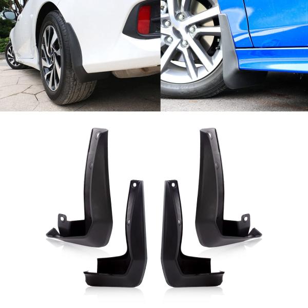 商品名:  x xotic tech 4PCS Front &amp; Rear Mud Flap Splash Guards Fender Flare Mudguard Dirt Slush Trap Protector w/Hardwa...