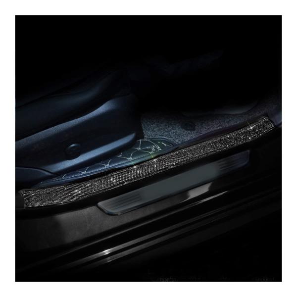 商品名: 2個 カードアエッジエントリーガード、2.8x17.8 ブリン衝突防止粘着ステッカー/プロテクターストリップ 車のドアシル、リアバンパー、ほとんどの車、SUV、女性用オートアクセサリー(ブラック) 2PCS Car Door Ed...