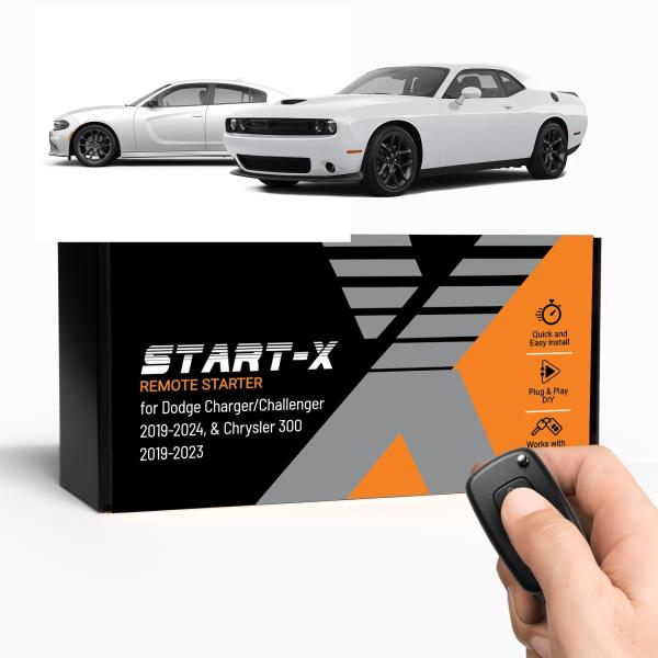 商品名: Start-X リモートスタートキット 充電器&amp;チャレンジャー用 2019-2022 | プラグアンドプレイ | ゼロワイヤスプライシング || 3Xをロックしてリモートスタート || 2019 2020 2021 202...