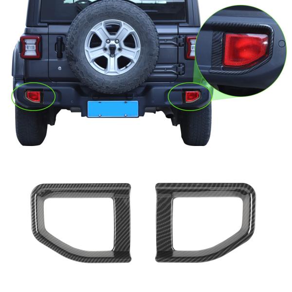 商品名:  RT-TCZ Rear Bumper Fog Light Cover Decorative Trim Accessories for Jeep Wrangler JL JLU 2-Door &amp; 4-Door 2018-2...