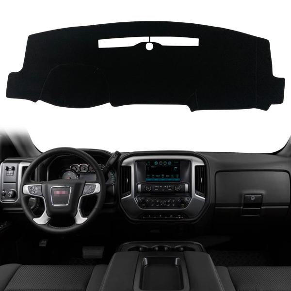 商品名:  KEEGTBOX Dash Mat Cover Custom for 2014-2018 GMC Sierra Chevy Silverado 1500 Compatible with 2015-2018 GMC Sierra ...