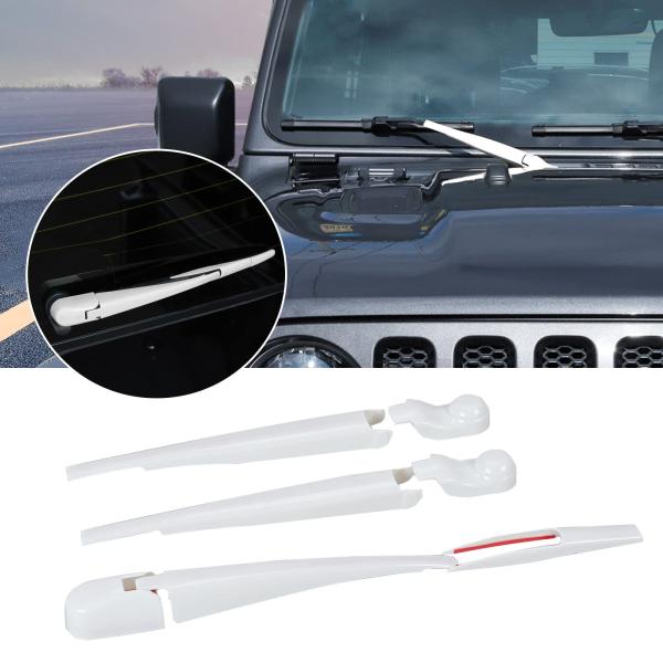 商品名:  Windshield Wiper Blades Trim Cover,Front &amp; Rear Window Wiper Arm Blade Kit Exterior Decoration Accessories for...