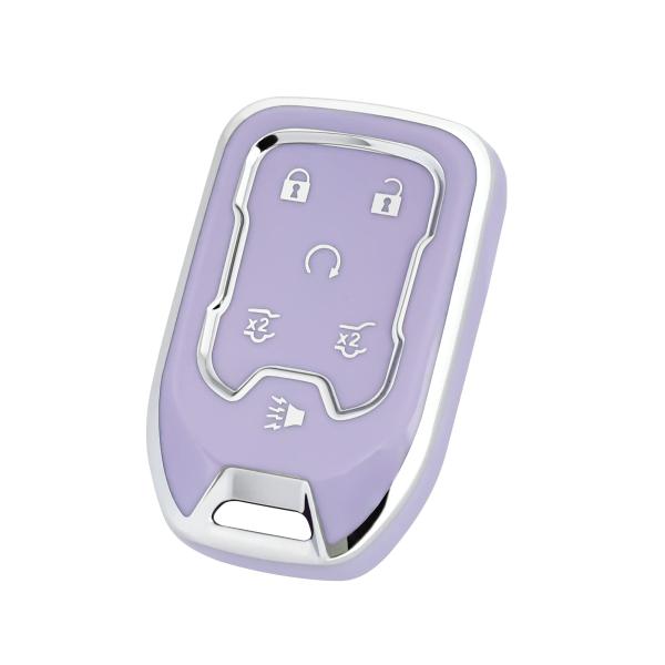 商品名:  OFFCURVE Key Fob Cover for GMC Yukon/Yukon XL Terrain Acadia Sierra Soft TPU Key Fob Case for Chevy Chevrolet Subu...