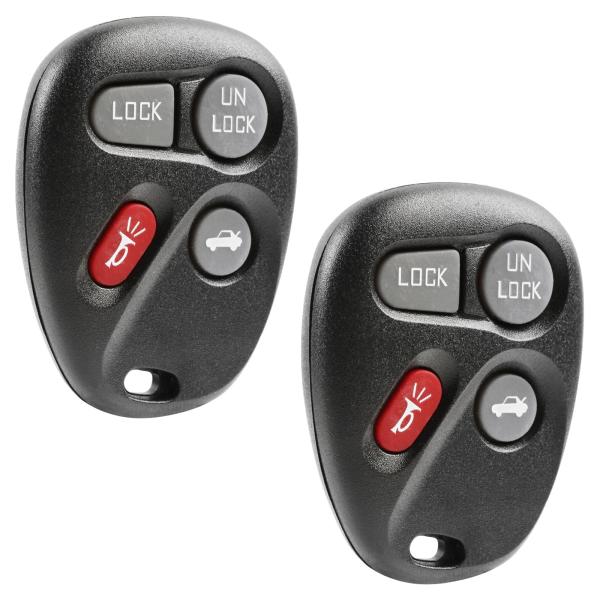 商品名: 2001-2007 シボレー GMC 4ボタンキーレスエントリーリモートPN:15184352 10443537 KOBLEAR1XT(2個セット) Replacement for 2001-2007 Chevrolet GMC ...