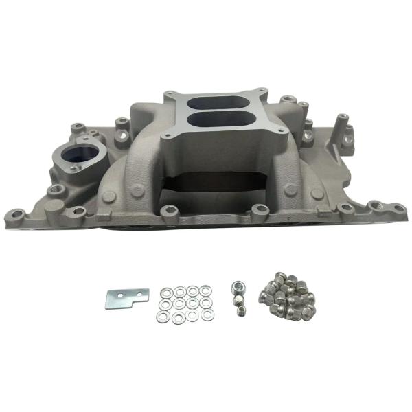 商品名: SHLPDFMアルミニウムインテークマニホールド デュアルプレーンインテークマニホールド 1967-2003 スモールブロック クライスラー モパー 318 340 360 RPM 1500-6500 高さ5.38インチ 1個 1...