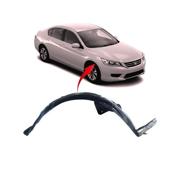 商品名:  FitParts Compatible With Front Right Passenger Side Fender Liner Honda Accord 2013-2015 Sedan Coupe. New, Plastic ...