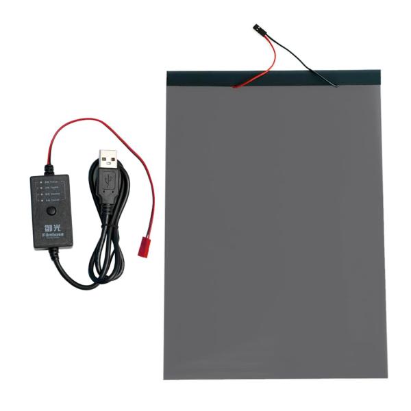 商品名: Filmbase PDLC スマートフィルム 切替可能 スマートフィルム 粘着スマートガラスフィルム 車用 A4サイズ(自動車用フィルム) 2枚 Filmbase PDLC Smart Film Switchable Smart ...