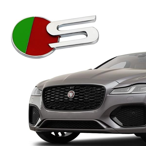 商品名: ARKOSKNIGHT R-Dynamic Sports 5Dバッジ 車体トランクフェンダー フロントグリル R-Sport R Sエンブレムロゴステッカー Jagvarアクセサリーと互換性のある特別なベチクルシンボル (スポーツ...