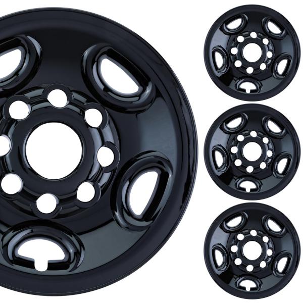 商品名:  PACRIM 16" Gloss Black Wheel Skin Set Made for Chevrolet Silverado 2500, Suburban, and GMC Yukon (1999-2009) | Dur...