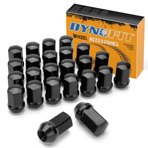 商品名: dynofit 14x1.5 ストックラグナット 24個 1.75インチ(45mm) 高さ7/8インチ 六角(22mm) M14-1.5 ワンピースデザイン ファクトリーホイールラグナット シボレーシルバラード&amp;タホ GM...