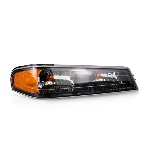 商品名: KarParts360 シボレーコロラドコーナーライト2004-2012助手席側用 | 公園/信号ランプ | ブラックインテリア | クリア&amp;アンバーレンズ | GM2521189 | 19328955 KarParts3...