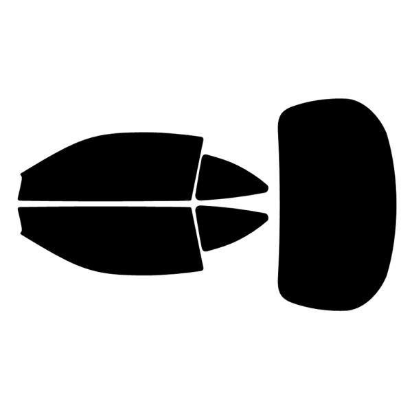 商品名:  True Line Automotive Window Tint Film for Cars Compatible with Ford Escort ZX2 1998-2003 - Customizable All Side a...