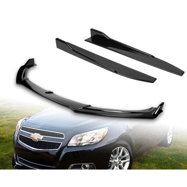 商品名:  HYPERSPEED Front Bumper Spoiler Lip + Side Skirt Extension Rocker Panel Splitter Diffuser ABS Fit for 2013 2014 20...