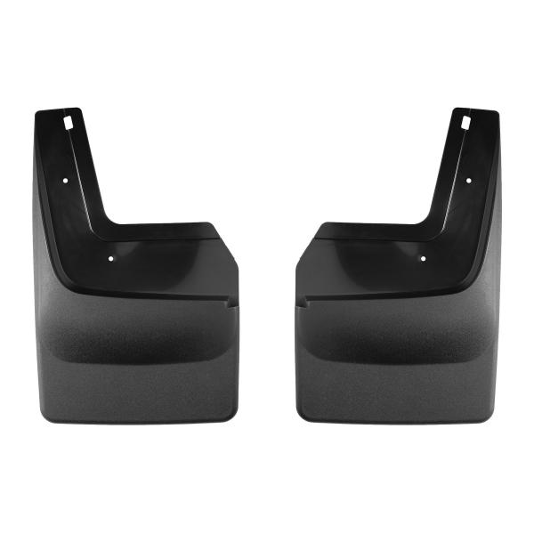 商品名: WeatherTech Custom No Drill Splash Guard MudFlaps for Chevrolet Silverado 1500 - Front Pair (110152), Black Weather...