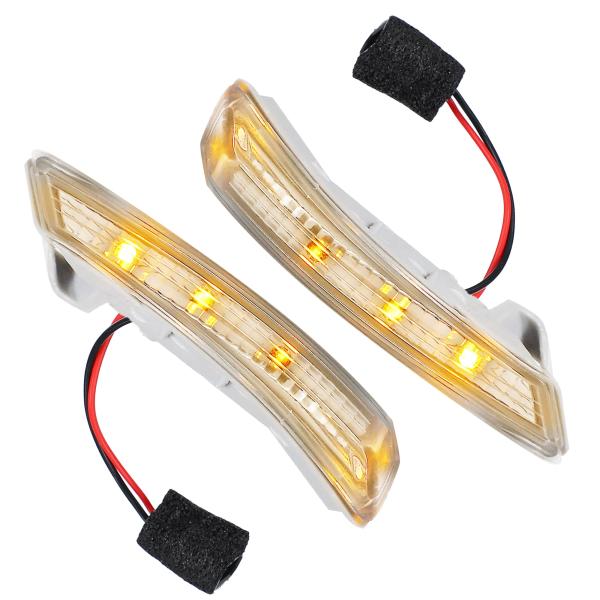 商品名:  ACROPIX Car LED Front Left Right Side Mirror Turn Signal Light Fit for Chrysler Town Country - Pack of 2 Silver To...