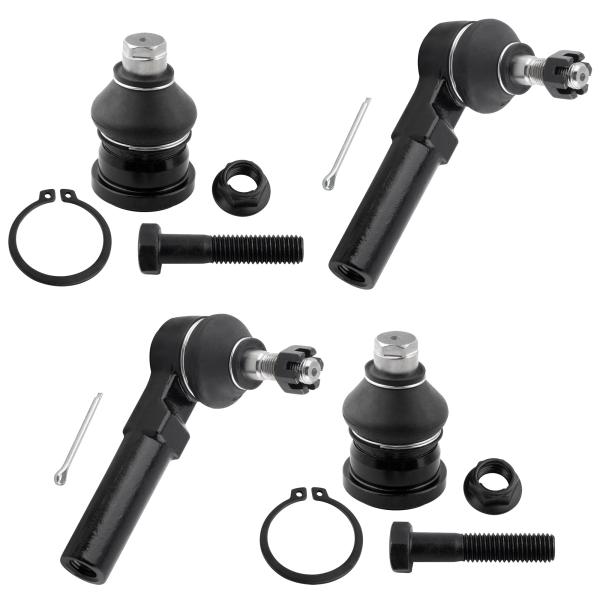 商品名:  BOXI (Set of 4) Front Lower Ball Joints and Outer Tie Rod Ends Fit for Chrysler Pt Cruiser 2001 2002 2003 2004 200...