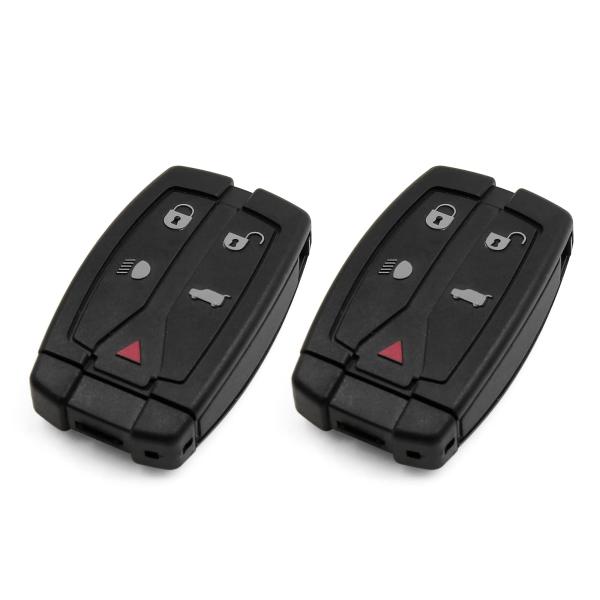 商品名:  X AUTOHAUX 2pcs 5 Buttons Uncut Insert Key Fob Keyless Entry Remote Control Key Case Shell for Land for Rover Free...