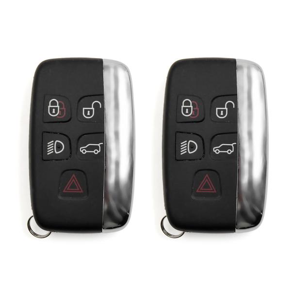 商品名:  X AUTOHAUX 2pcs 5 Buttons Car Key Fob Keyless Entry Remote Control Key Case Shell for Range Rover Discovery 4 Repl...