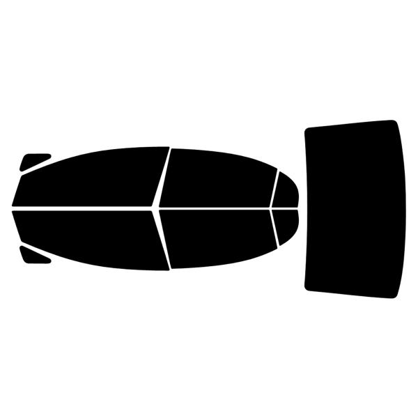 商品名:  Trueline Automotive Window Tint Film for Cars Compatible with Honda Civic Hybrid 2006-2011 - Customizable All Side...