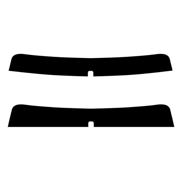 商品名:  Trueline Automotive Precut Sun Visor Window Tint Film Compatible with Honda Accord Sedan 2013-2017 - Customizable ...