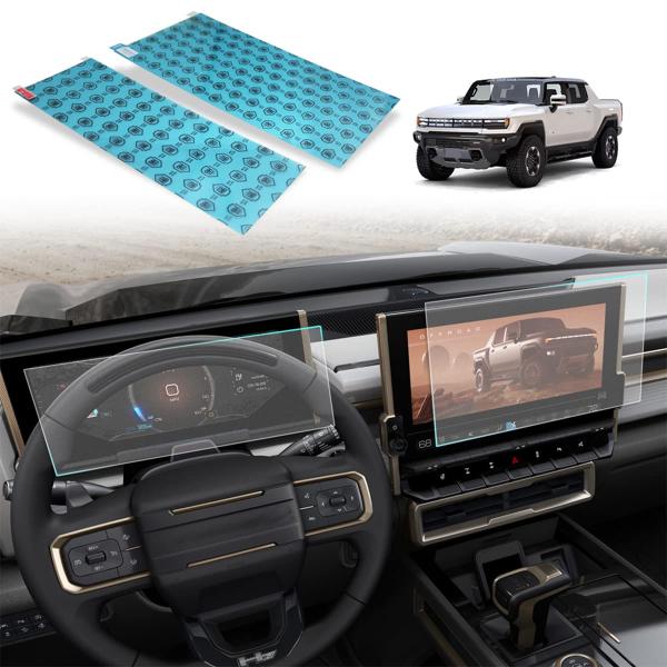 商品名:  BestEvMod Compatible with Hummer EV 2023 2024 2025 9H Screen Protector Dash and Navigator 2 PCs Set Accessories Ce...