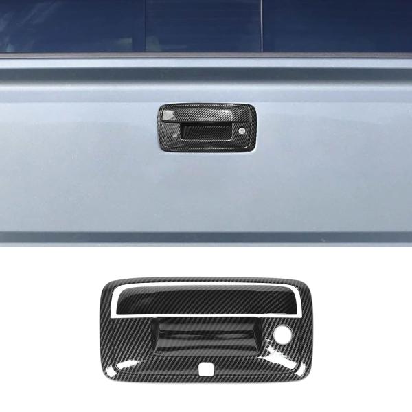 商品名:  RT-TCZ Carbon Fiber Tailgate Trunk Rear Door Handle Cover Trim Decoration Exterior Accessories for Chevrolet Color...