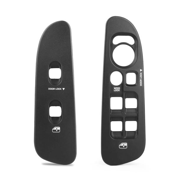 商品名: SOAESCN 運転席&amp;助手席側ドアウィンドウスイッチベゼル、助手席側ドアスイッチパネルベゼルトリム 2002-2010 ダッジ・ラム 1500 2500 3500用 - ブラック SOAESCN Driver &amp;...