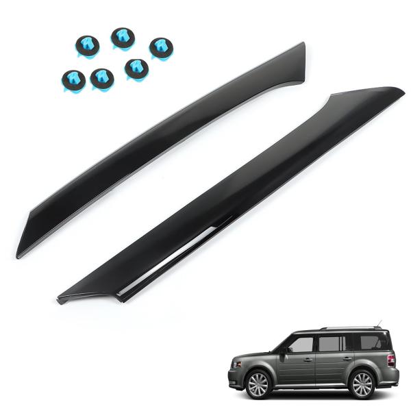 商品名:  munirater Passenger and Driver Side Windshield-Outer Pillar Molding Side Trim Replacement for 2009-2018 Flexブランド: ...