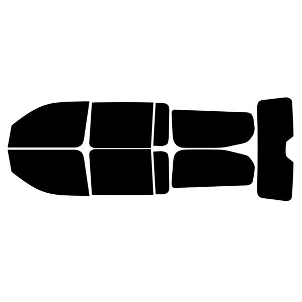 商品名:  True Line Automotive Window Tint Film for Cars Compatible with Jeep Wagoneer 2022-2023 - Customizable All Side and...