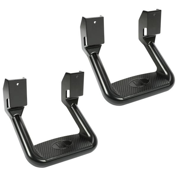 商品名: KUAFU ユニバーサルサイドステップ 1967-2020 フォード ダッジ トヨタ 日産 ジープ いすゞ 三菱 マツダ 2個 電気泳動アルミニウム - ブラック KUAFU Side Step Compatible with 1...