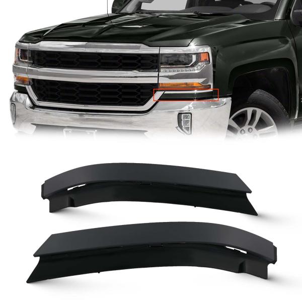 商品名: Partzer ペア フロントアッパーバンパーフィラーパネル 2016 2017 2018 シボレー シルバラード 1500 | 84052264 84052265 | GM1088183 GM1089183 Partzer Pa...