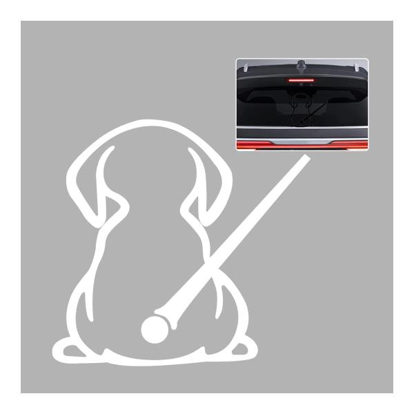 商品名:  Moioee 2PCS Car Windshield Window Decals, Funny Cartoon Puppy Dog Moving Tail Stickers, Auto Decoration Waterproof...