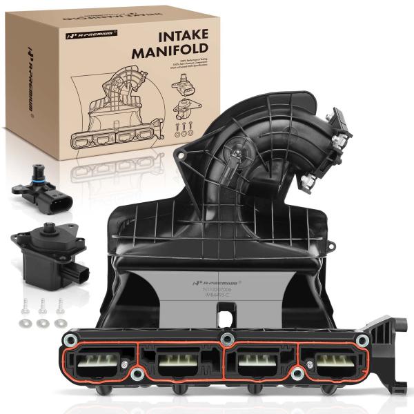 商品名: A-Premium - インテークマニホールド ランナーコントロールバルブ&amp;マップセンサー付き - クライスラー、ダッジ、ジープ車に対応 - 2.4L 2.0L 1.8L - アベンジャー、キャリバー、コンパス、ジャーニー...