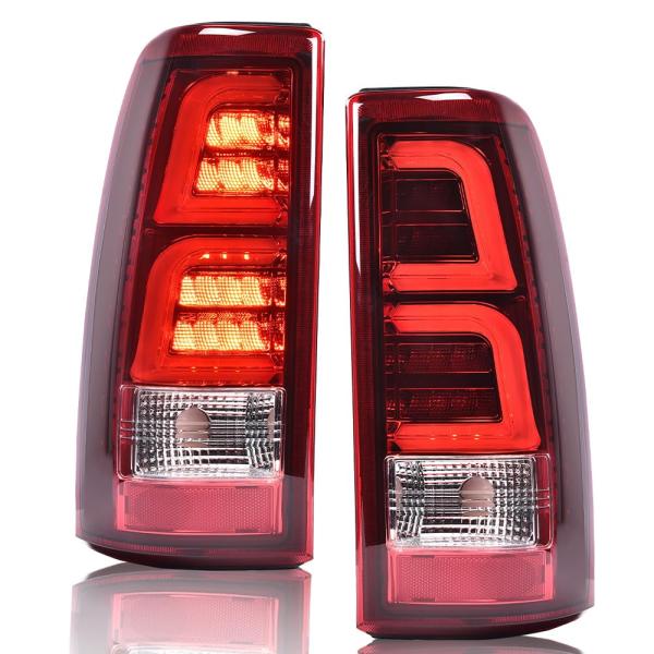 商品名:  PIT66 LED Tail Lights Assembly Rear Light Lamp Luz Trasera Compatible with Chevy Silverado 1500 2500 1500 HD 2500 ...
