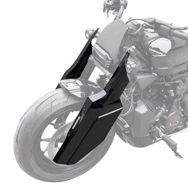 商品名: VEISUTOR ショックガード トリムカバー Sportster S 1250 21-23用 ビビッドブラック フロントサイドショックガード 装飾パネル フロントフレームガード トリムカバー Harley Sportster S...