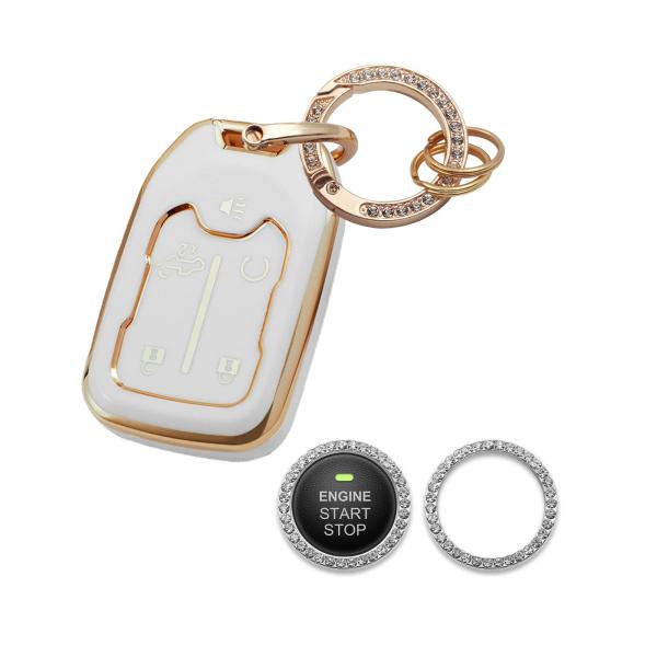 商品名:  Homaupt for Chevy Key Fob Cover Compatible with 2019 2020 2021 2022 Chevy Chevrolet Silverado GMC Sierra 1500 2500...