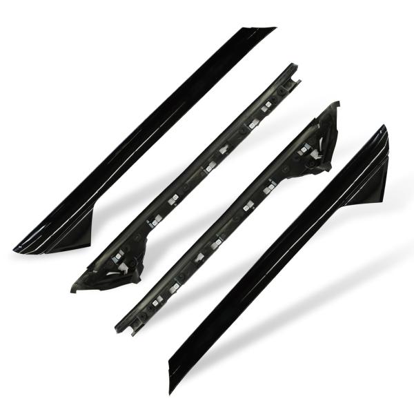 商品名: Nakkaa 926-450 フロントガラス A-Pillar モールディングトリム Explorer 2011-2019に対応 左右 外側&amp;右用 926-451 BB5Z7803144AA BB5Z7803145AA 4...