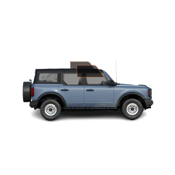 商品名:  DIY-MotoShield Pro Premium Professional 1.5Mil Precut Nano Carbon Window Tint Film for 2021-2023 Ford Bronco 4 Doo...