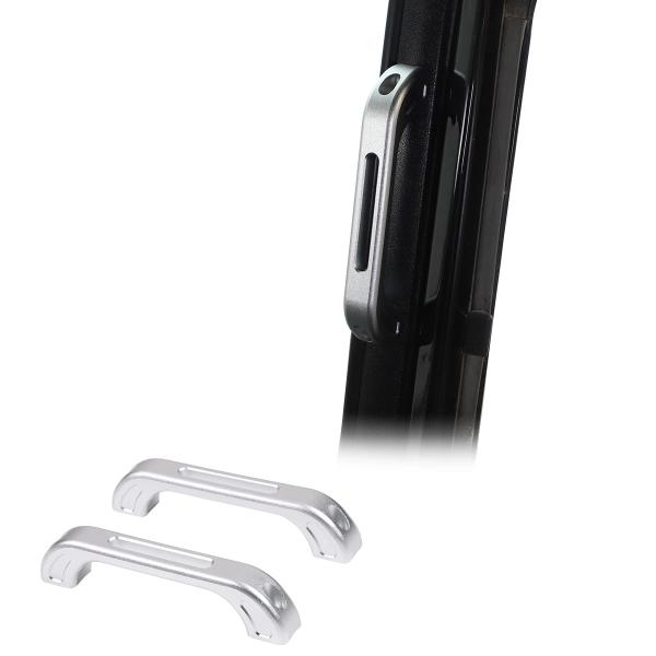 商品名: JONKOKO アルミ合金カーピラーグラブハンドルトリムカーアクセサリー ランドローバーディフェンダー2004-2018 90 110 130 自動車用グラブハンドル(ペア)(スタイルB、シルバー) JONKOKO Aluminu...