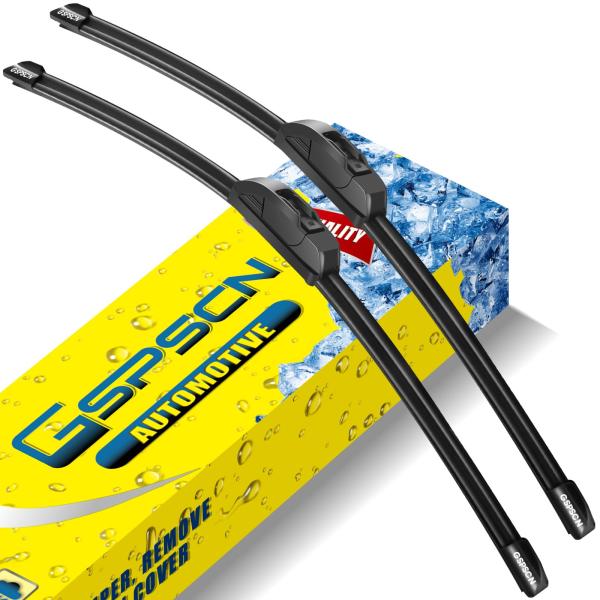 商品名:  GSPSCN OEM QUALITY 26''+16'' Premium Original Replacement Windshield Wiper Blades,Quiet and Durable Stable High Pe...
