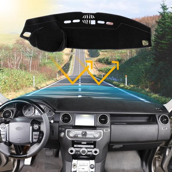 商品名:  LLKUANG Car Dashmat Dash Mat Compatible with Land Rover Range Rover Sport 2010-2013 Discovery 3 Discovery 4 2003-2...
