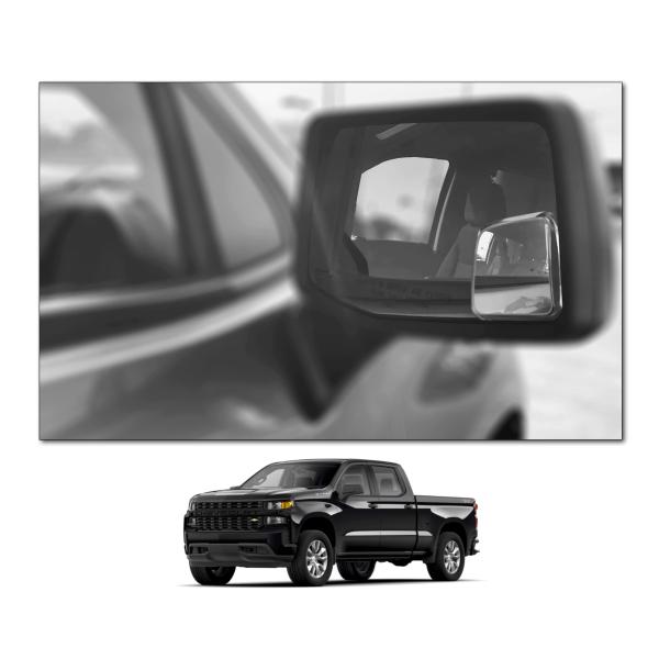 商品名:  Custom GMC Sierra Blind Spot Mirrors - Compatible With 5th Gen Factory Mirrors With BSM | NXTGEN Extended View (2 ...