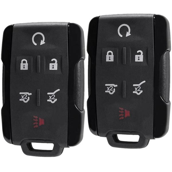 商品名:  TOP-VIGOR 2pcs Remote Key Fob Replacement 6 Buttons Compatible with Chevrolet Tahoe Chevrolet Suburban GMC Yukon 2...