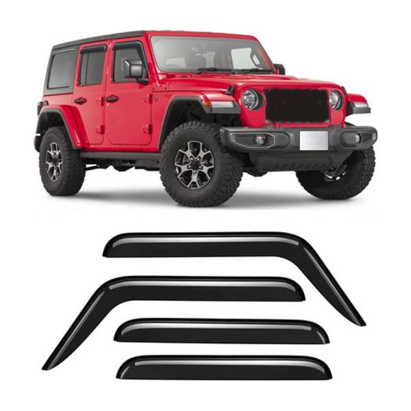 商品名:  Gldifa Window Visor Compatible with Jeep Gladiator 20-24/Wrangler JL 18-24 Deflector Sun/Rain Guards Smoke 4pcs 94...
