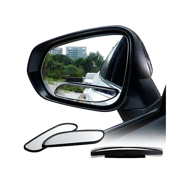 商品名: LivTee Blind Spot Car Mirror, Long Framed HD Glass and ABS Housing Convex Wide Angle Side Rearview Mirrors with Adj...