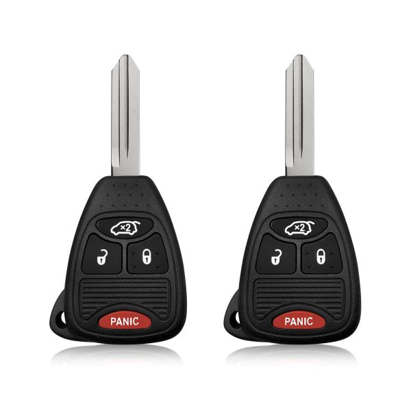 商品名: 車用キーフォブ リモートキーレスエントリーコントロール OHT692427AA 315MHz 4ボタン 交換用 2004-2016年式 クライスラー アスペン PTクルーザー セブリング ダッジ アベンジャー キャリバーチャージャ...