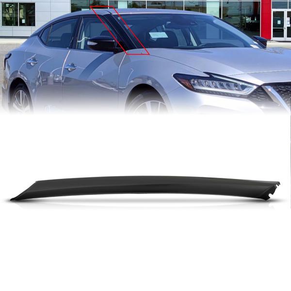 商品名: KARPAL フロント右サイドフロントガラス ピラーモールディングトリム 2016 2017 2018 2019 2020 日産 マキシマ 768369DD0A 768364RA0A 助手席側に対応 KARPAL Front Ri...