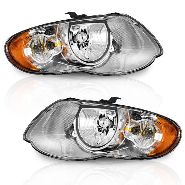 商品名:  WEELMOTO Headlights Assemblies for 2005-2007 Chrysler Town &amp; Country, Headlight Compatible with 2005 2006 2007...