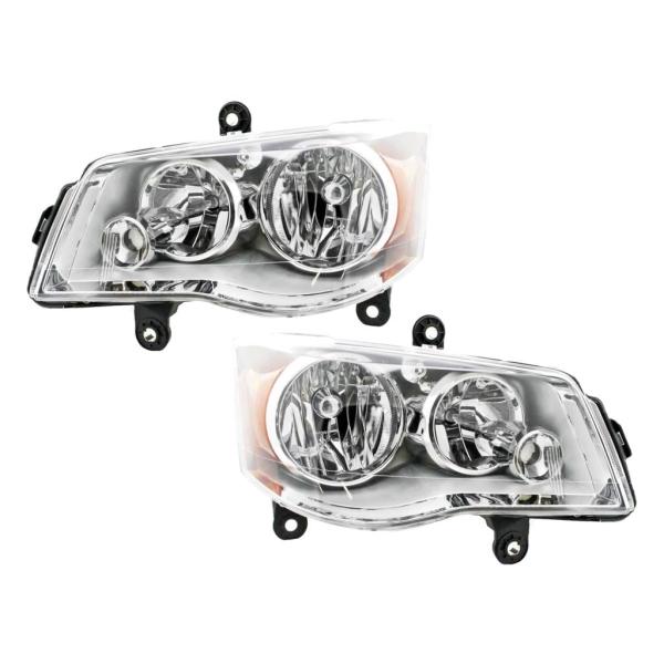 商品名:  KarParts360 For Chrysler Town &amp; Country 2008-2016 Headlight Assembly Driver and Passenger Side | Pair | Replac...