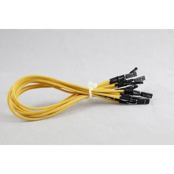 商品名:  Darkside Front Panel I/O Connection Kit 〓?“ Gold (DS-1131)ブランド: Darkside Computer Modding商品番号: ■海外在庫品のため通常【2〜3週間】ほ...